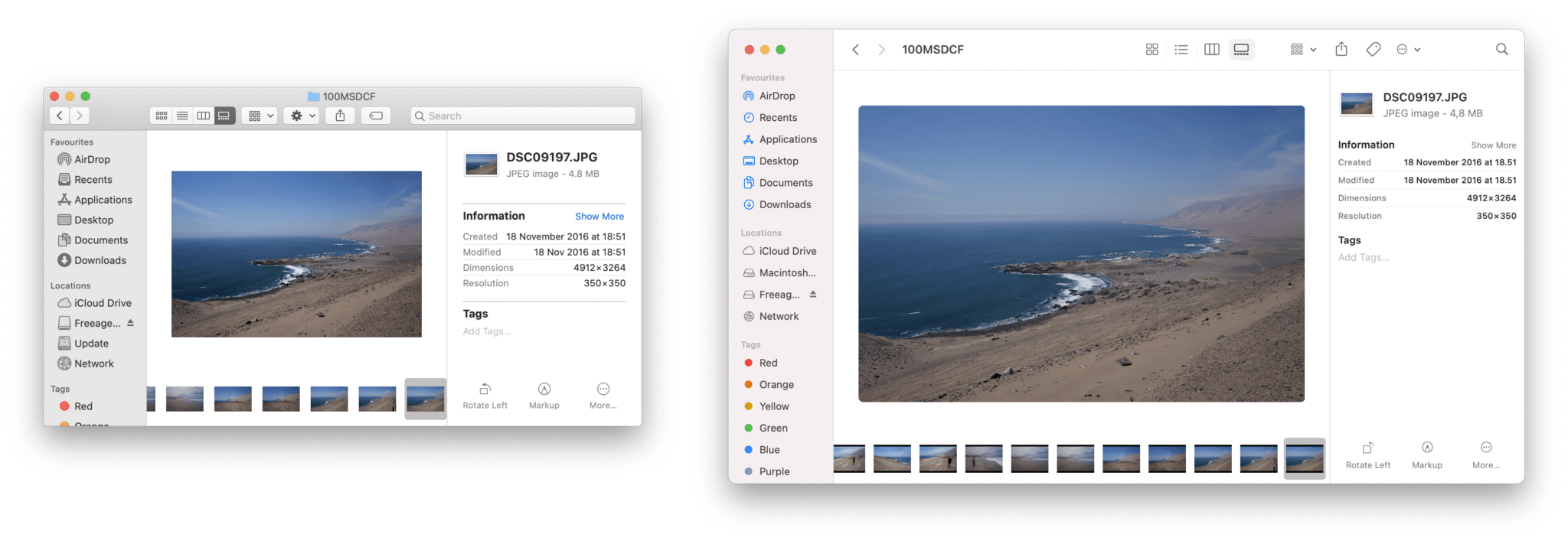 macOS Big Sur vs. macOS Catalina: Side-by-Side UI Design Comparison ...