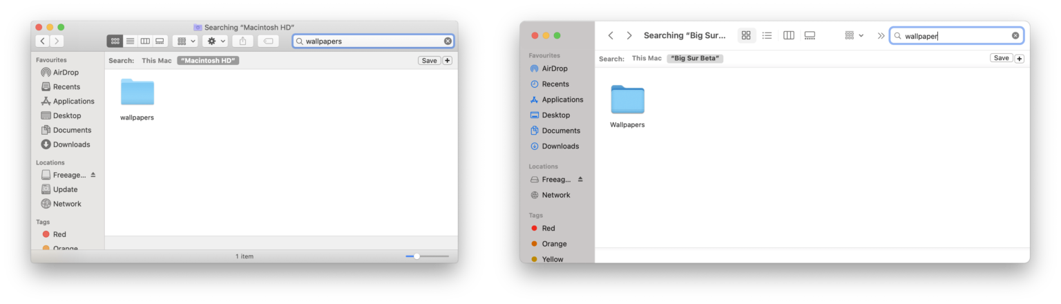 macOS Big Sur vs. macOS Catalina: Side-by-Side UI Design Comparison ...