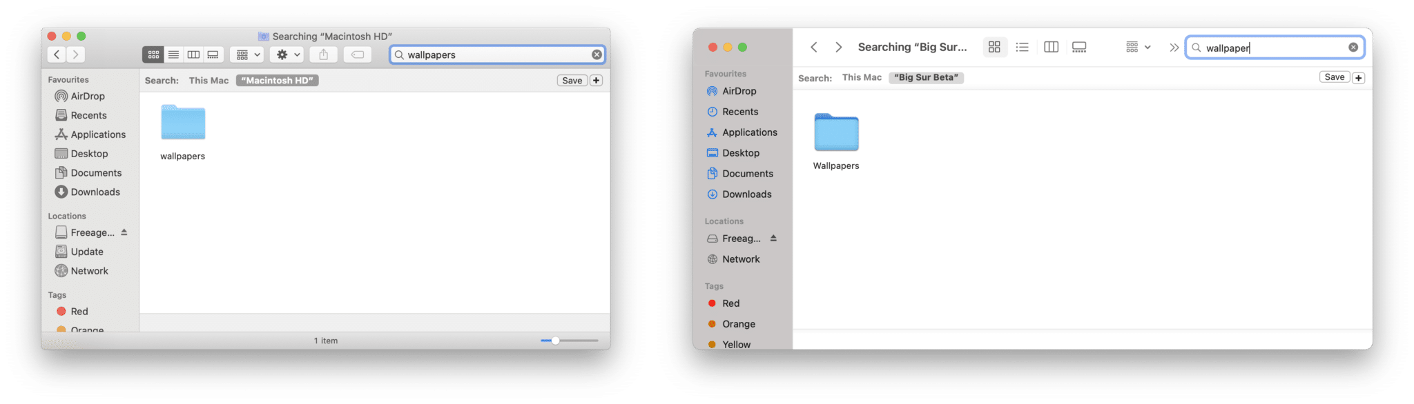 macOS Big Sur vs. macOS Catalina: Side-by-Side UI Design Comparison ...