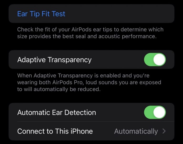 iOS 16.1 Could Bring Adaptive Transparency to Original AirPods Pro ...